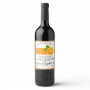 Modern Organic Orangecello Tall Bottle Label | | Zazzle