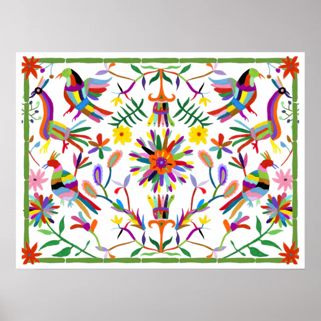 Modern Otomi Design II Poster | Zazzle