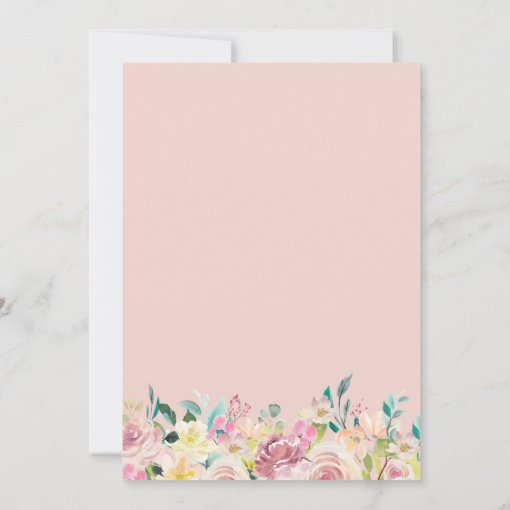 Modern Oval Frame Pastel Floral Graduation Party Invitation | Zazzle