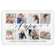 Modern Papa Script | Grandchildren Photo Collage Magnet | Zazzle