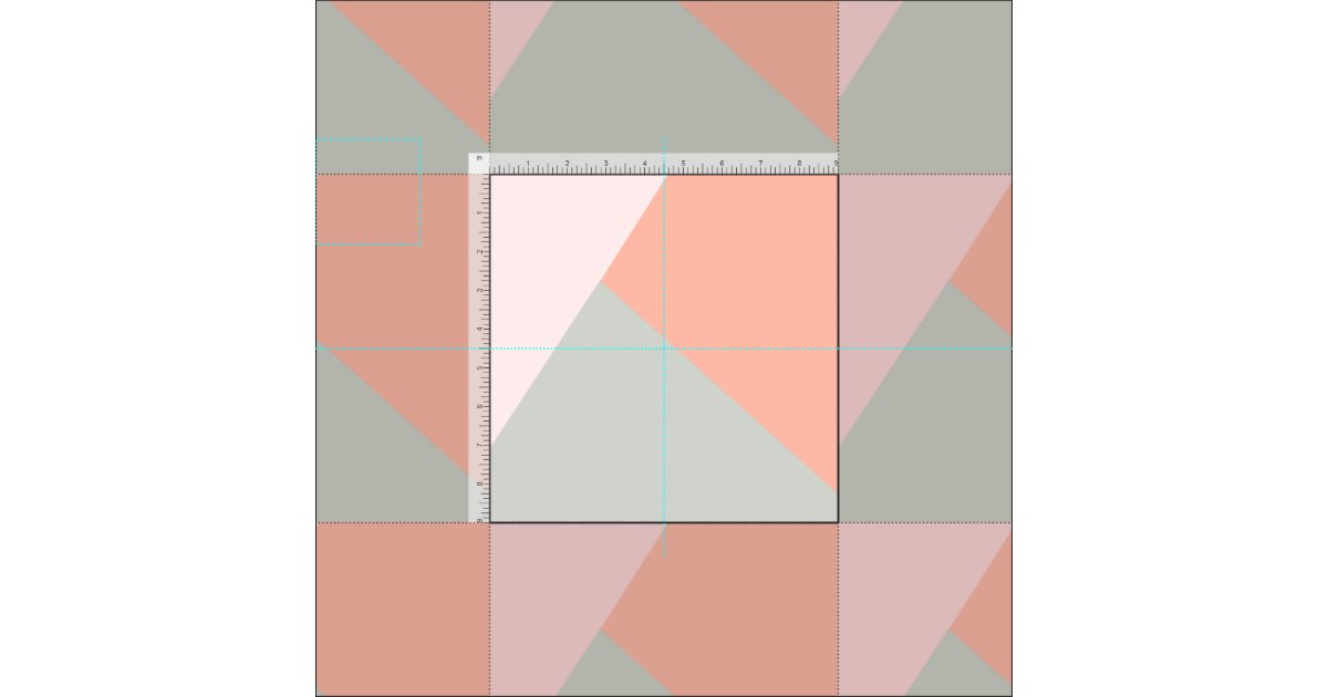 Modern pastel colors color block geometric pattern fabric | Zazzle