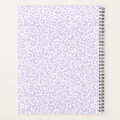 Modern Pastel Leopard Print Pattern Purple Planner | Zazzle