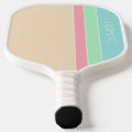 Modern pastel personalized Pickleball Paddle | Zazzle