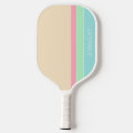 Modern pastel personalized Pickleball Paddle | Zazzle