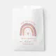 Modern Pastel Pink Rainbow Boho First Birthday Favor Bag | Zazzle