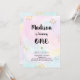 Modern Pastel Rainbow Watercolor Birthday Invitation | Zazzle