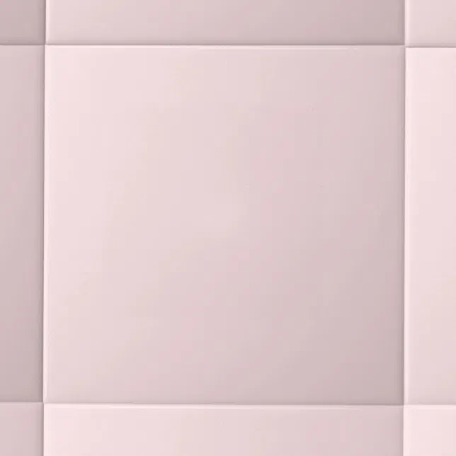 Modern Pastel Solid Color Pale Pink Ceramic Tile | Zazzle