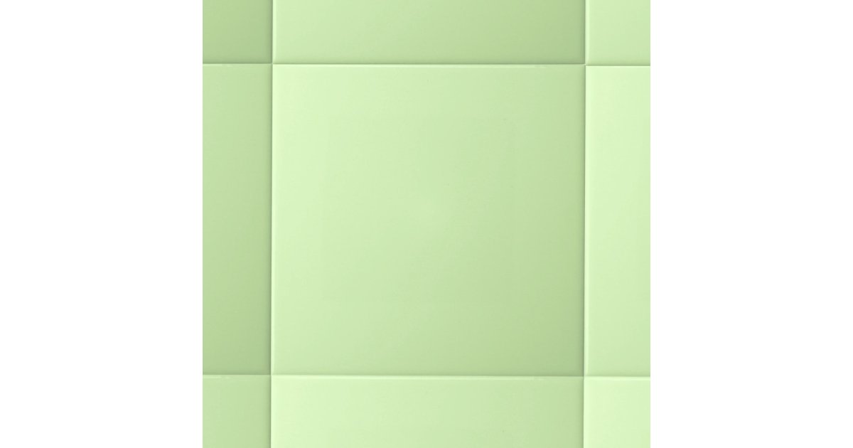 Modern Pastel Solid Color Very Pale Green Ceramic Tile | Zazzle