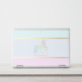 Modern Pastel Striped - Personalized HP Laptop Skin | Zazzle