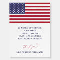 Modern Patriotic Military Retirement Welcome Sign | Zazzle