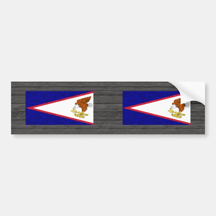 Modern Pattern Samoan Flag Bumper Sticker | Zazzle.com