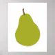 Modern Pear print for your kitchen or home | Zazzle