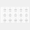 Modern perfume label elegant product sticker | Zazzle