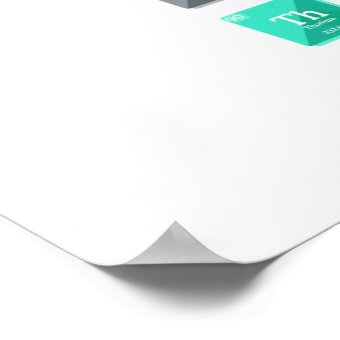 Modern Periodic Table Poster | Zazzle