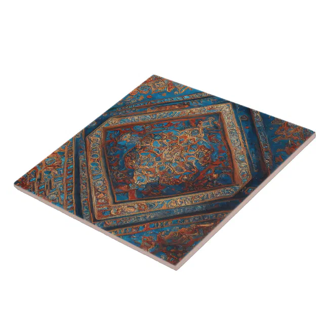 Modern Persian Beautiful Old Pattern Collection Ceramic Tile | Zazzle