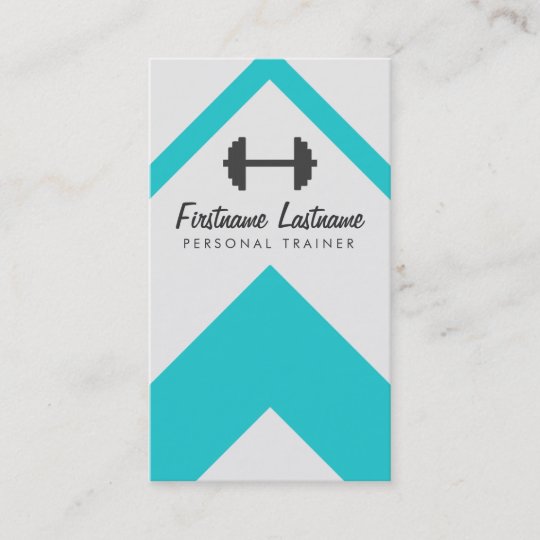 Modern Personal Trainer & Fitness Business Card | Zazzle.com