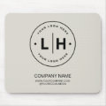 Modern Personalized Logo Mouse Pad | Zazzle