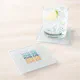 Modern Personalized Name Glass Coaster | Zazzle
