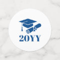 Modern Personalized Photo Graduation Confetti | Zazzle