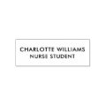Modern Personalized Student Name Self-inking Stamp | Zazzle