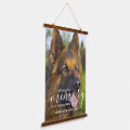Modern Pet Dog Memorial Personalize Loving Memory Hanging Tapestry | Zazzle