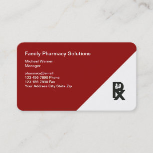 Pharmacy Business Cards - Business Card Printing | Zazzle