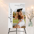 Modern Photo Arch Graduation Welcome Sign | Zazzle
