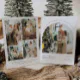 Modern Photo Collage Christmas Card | Zazzle