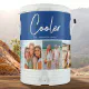 Modern Photo Collage Dark Blue Igloo Ten Gallon Beverage Cooler | Zazzle
