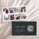 Modern Photo Collage QR Code Photographer Business Card | Zazzle
