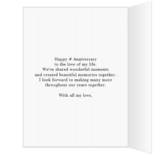Modern Photo Collage Script Any Anniversary Card | Zazzle
