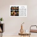 Modern photo collage wedding seating chart | Zazzle