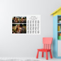 Modern photo collage wedding seating chart | Zazzle
