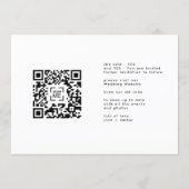 Modern Photo Custom QR code Save The Date Invitation | Zazzle