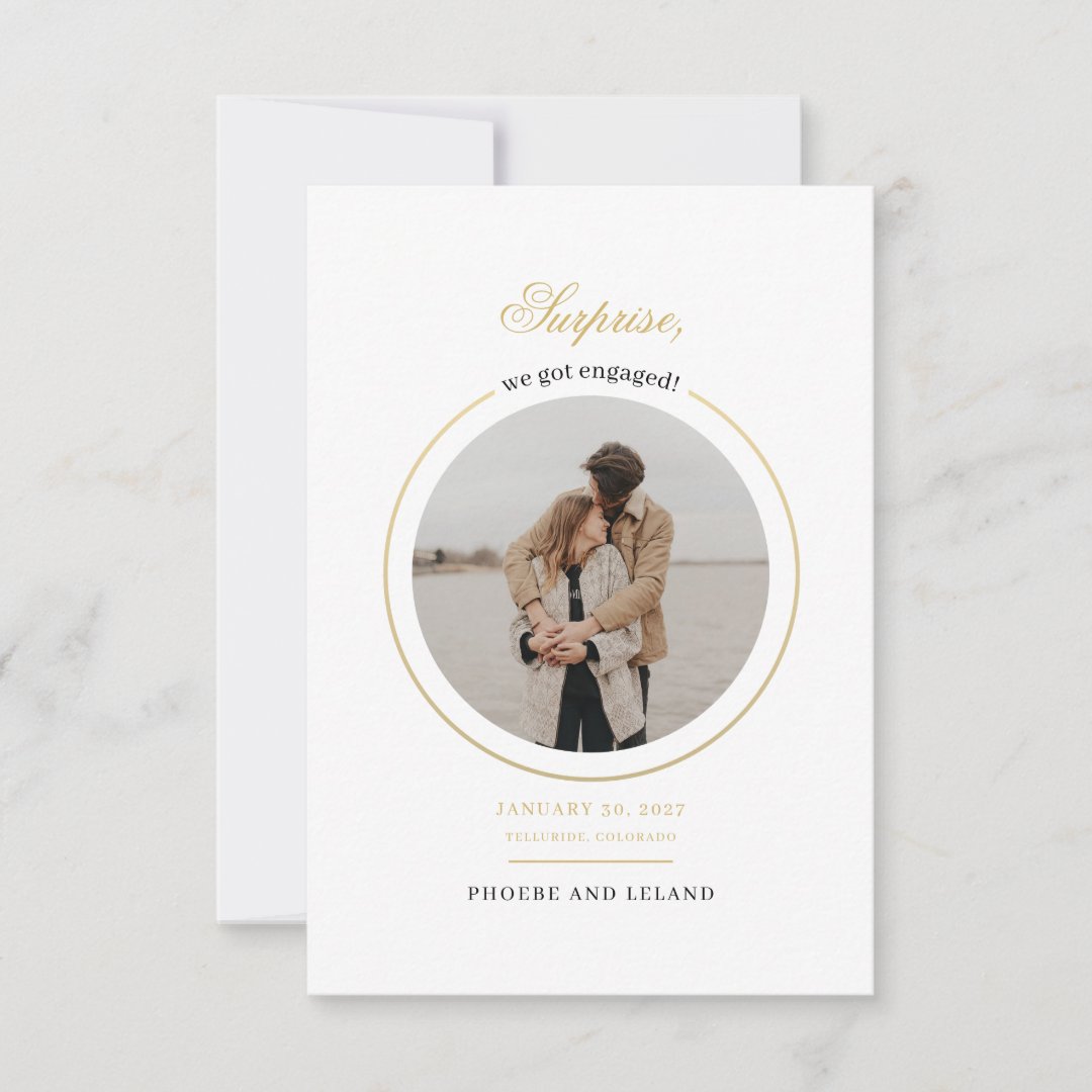 Modern Photo Engagement Party Invitation | Zazzle
