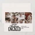 Modern Photo First Christmas Engaged Holiday Card | Zazzle