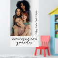 Modern Photo Group Graduation Party Poster | Zazzle