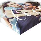 Modern Photo Love Script Canvas Print | Zazzle