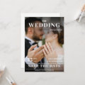 Modern photo magazine cover Wedding Invitation | Zazzle