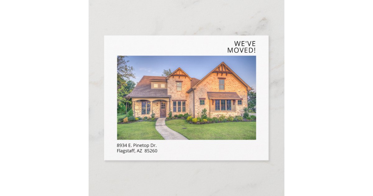 Modern Photo New Home Postcard | Zazzle