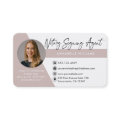 Modern Photo Notary Signing Agent Business Card | Zazzle