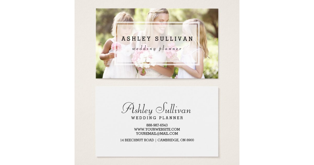 Modern Photo Overlay | Photography Business Card | Zazzle