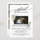 Modern Photo Virtual Wedding Ceremony Invitation | Zazzle