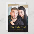Modern Photo Wedding Engagement Party Holiday Card | Zazzle