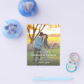 Modern Photo Wedding Invitation Script Typography Flyer | Zazzle