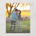 Modern Photo Wedding Invitation Script Typography Flyer | Zazzle