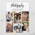 Modern Photography Packages & Pricing Photo Flyer | Zazzle