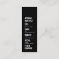 Modern photography trendy chic photo photographer mini business card ...