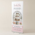 Modern Pink Arch Photos Promotional Dessert Bakery Retractable Banner ...