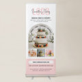 Modern Pink Arch Photos Promotional Dessert Bakery Retractable Banner ...